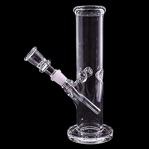 Clear Straight Tube Water Pipe (8")