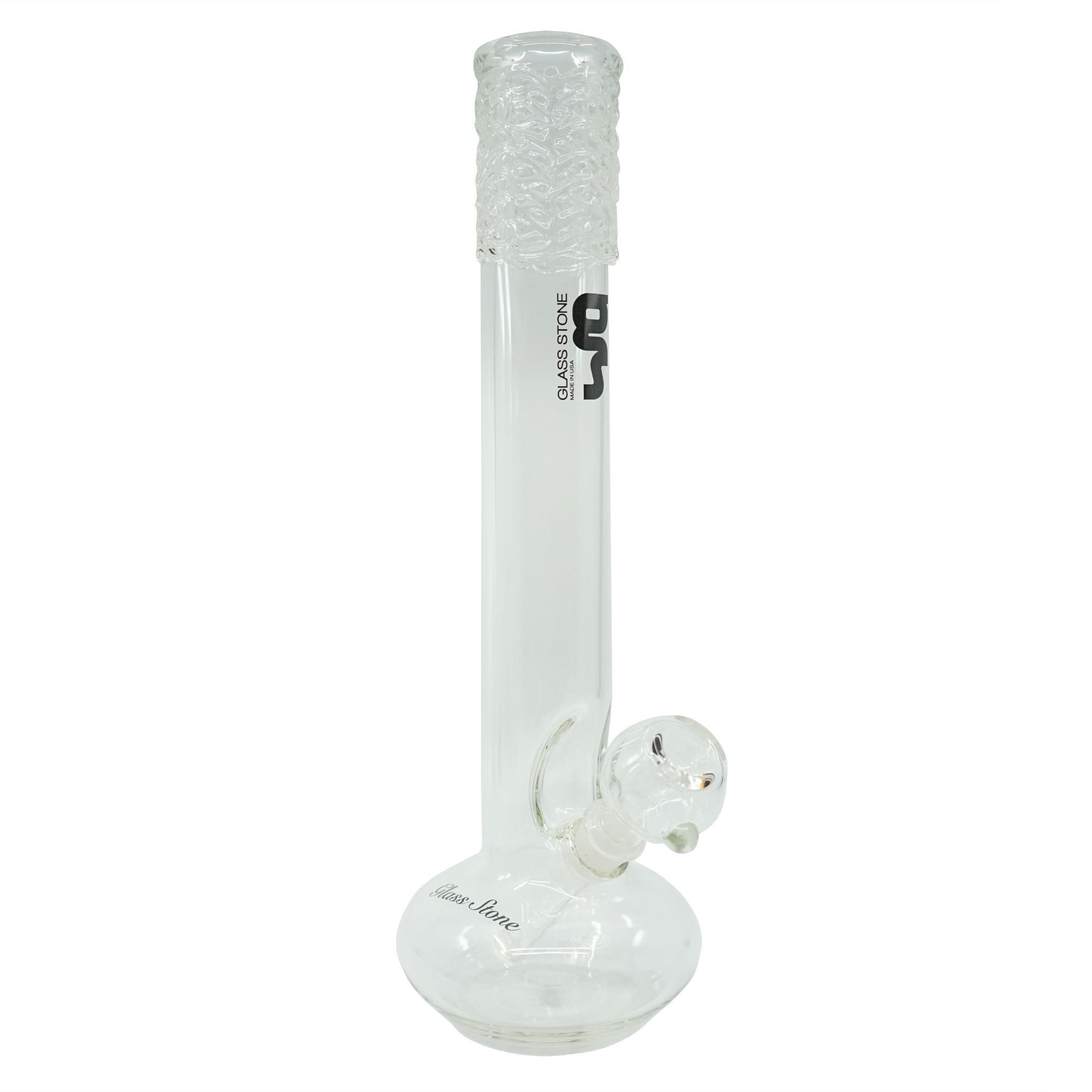 Glass Stone 12" Clear Textured Tip Beaker